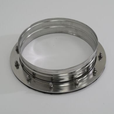 Glovebox Port; 304 SS, 10" Diameter, Round 1672-07-2