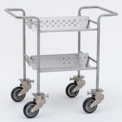 Cart; Cleanroom, Wafer Boxes, Stainless Steel 3505-15