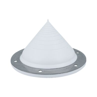 Wall Boot for Cord Pass Through, Silicone, 6" W x 6" D x 3" H 2900-18