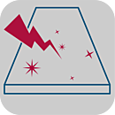 Pass-Through; CleanSeam™, 18" W x 18" D x 24" H ID, Standard Wall Mount ...