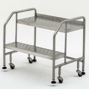 Stainless Steel Cleanroom Step Stairs and Work Platforms