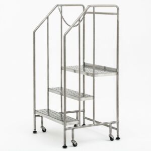 Stainless Steel Cleanroom Step Stairs and Work Platforms