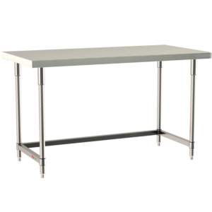 Metro TableWorx 316 SS Work Tables with a 3-Sided Frame