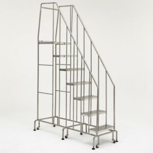 Stainless Steel Cleanroom Step Stairs and Work Platforms