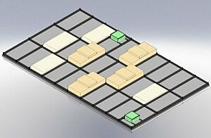 Cleanroom Ceiling Grid Structures and Ceiling Mount Components