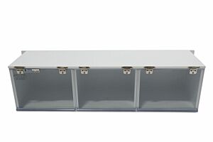 Cleanroom Wall-Mount Stocking and Storage Cabinets