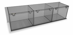 Cleanroom Wall-Mount Stocking and Storage Cabinets