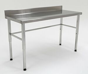 BioSafe Stainless Steel Lab Table with Backsplash