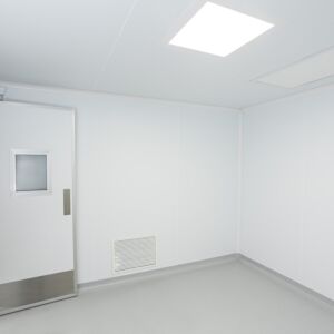 Cleanroom Ceiling Grid Structures and Ceiling Mount Components