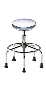 Adjustable-Height ISO 4 Cleanroom Stools from BioFit