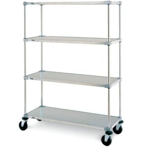 Metro Super Adjustable Super Erecta Industrial Wire Shelf Carts 1328-PP-01
