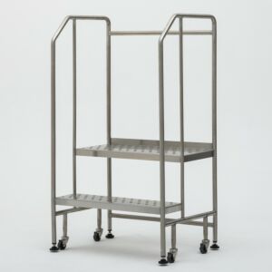 Stainless Steel Cleanroom Step Stairs and Work Platforms