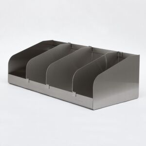 Wall-Mounted BioSafe® Modular Storage Unit with Adjustable Dividers ...