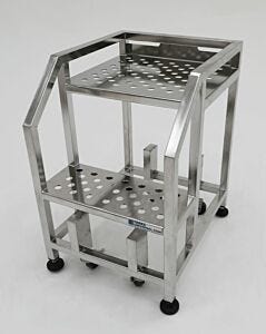 Stainless Steel Cleanroom Step Stairs and Work Platforms