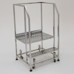 Stainless Steel Cleanroom Step Stairs and Work Platforms