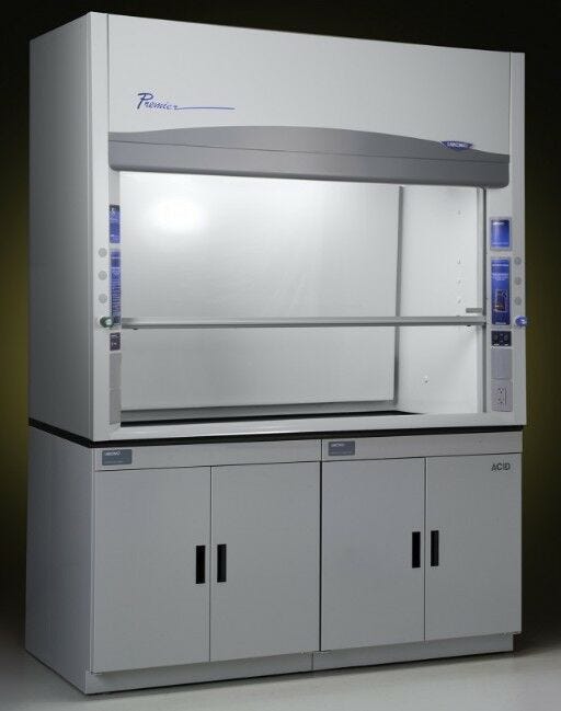 Fume Hood; Protector Premier, 72" W x 32" D x 66" H, Labconco, 230 V ...