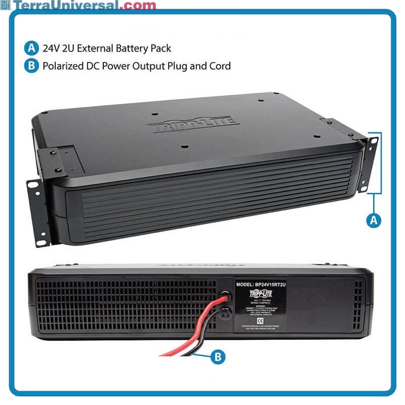 External Add-on Battery Pack for UPS Battery System, 120 V 1529-77 ...