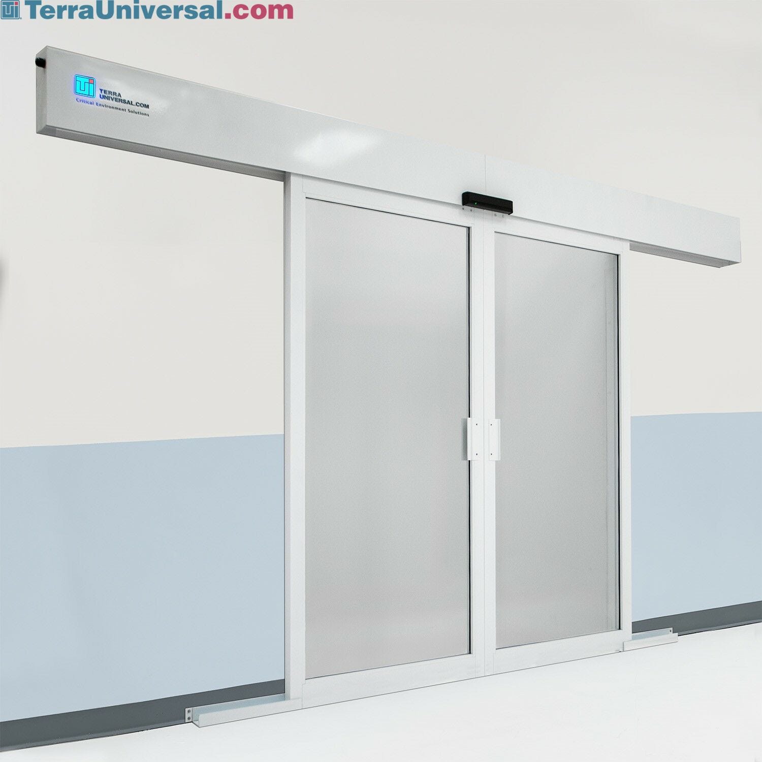 External Mount Automatic Sliding Doors, Aluminum | Terra Universal