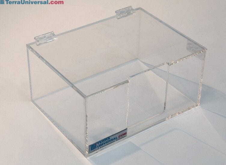 Dispenser; Wiper, Static Dissipative PVC, 12"W x 9"D x 6"H, 1 Comparent ...