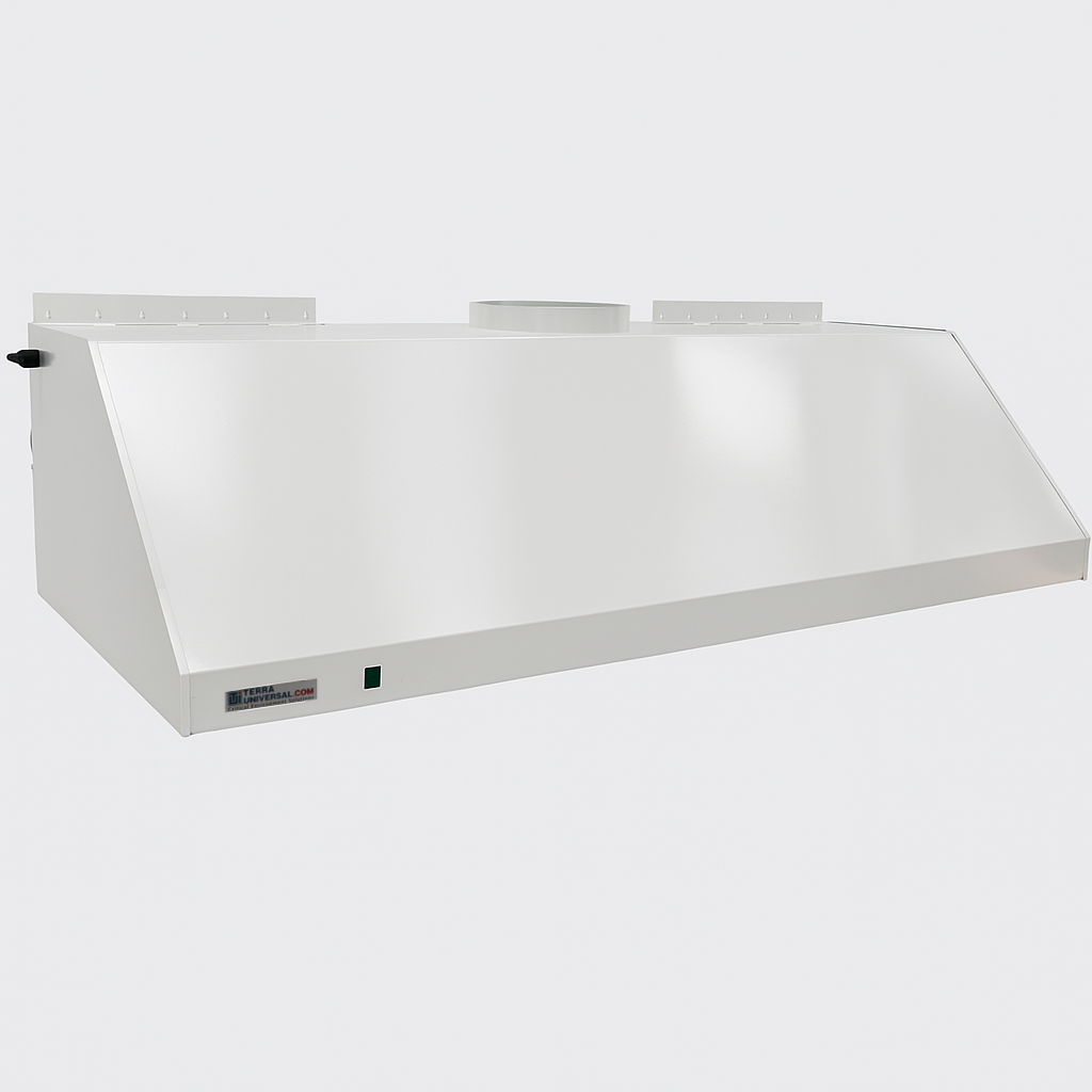 Valuline Canopy Fume Hood, Powder-Coated, 48"W x 30"D x 18"H 9000-30A