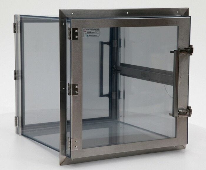 Pass-Through; General-Use, 24" W x 24" D x 24" H, Standard Wall Mount ...