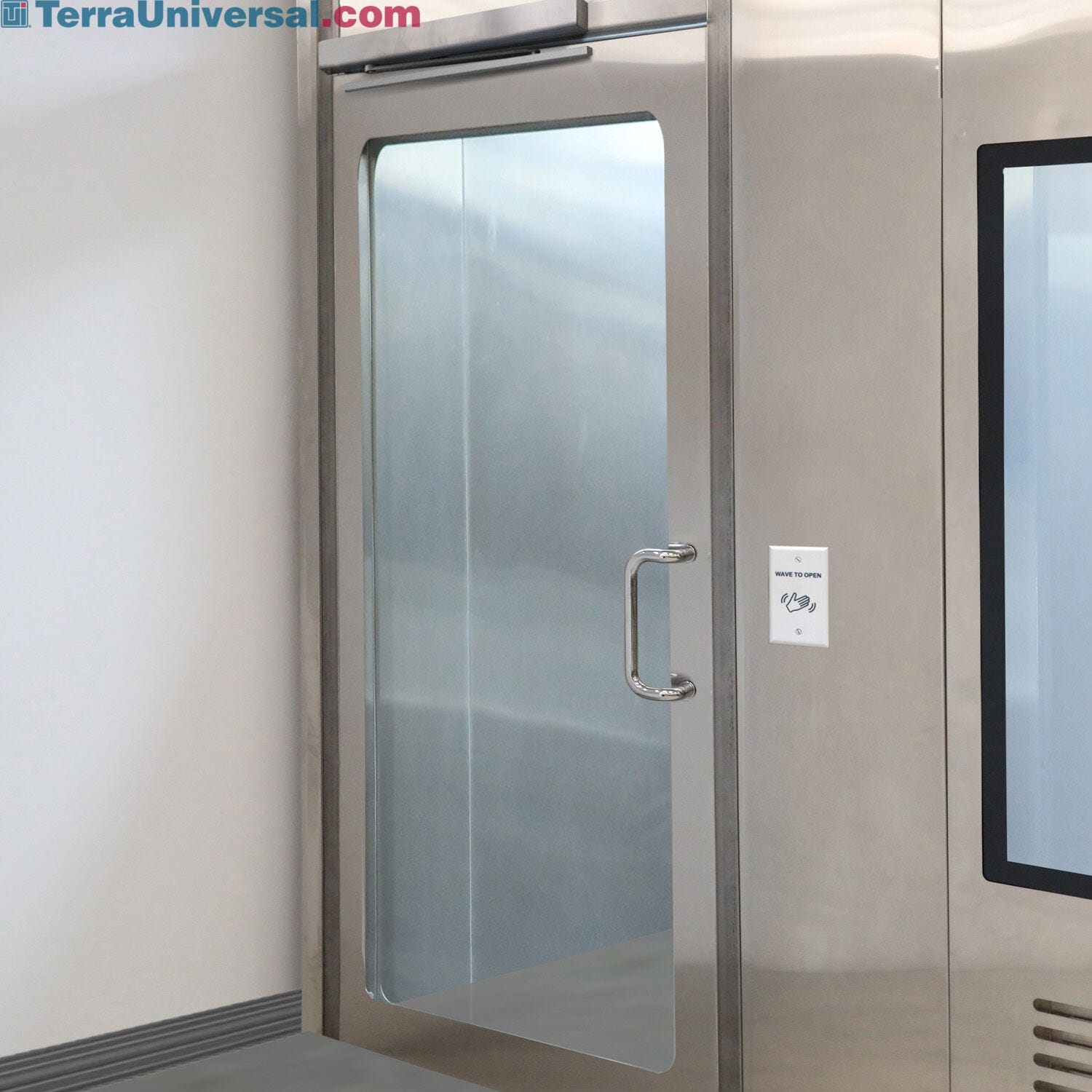 Automatic Stainless Steel Swing Doors | Terra Universal