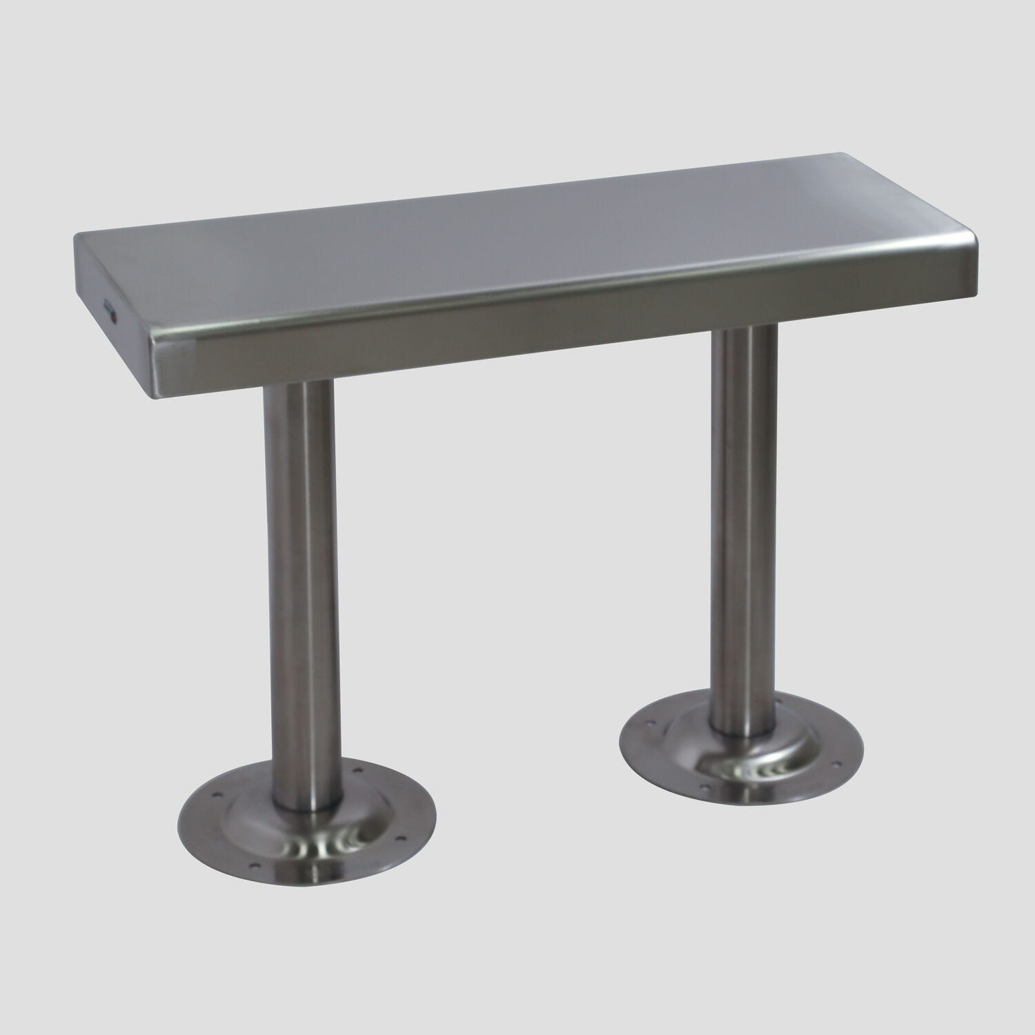 BioSafe® Gowning Bench; 304 Stainless Steel, Solid Top, 24" W x 9" D x ...
