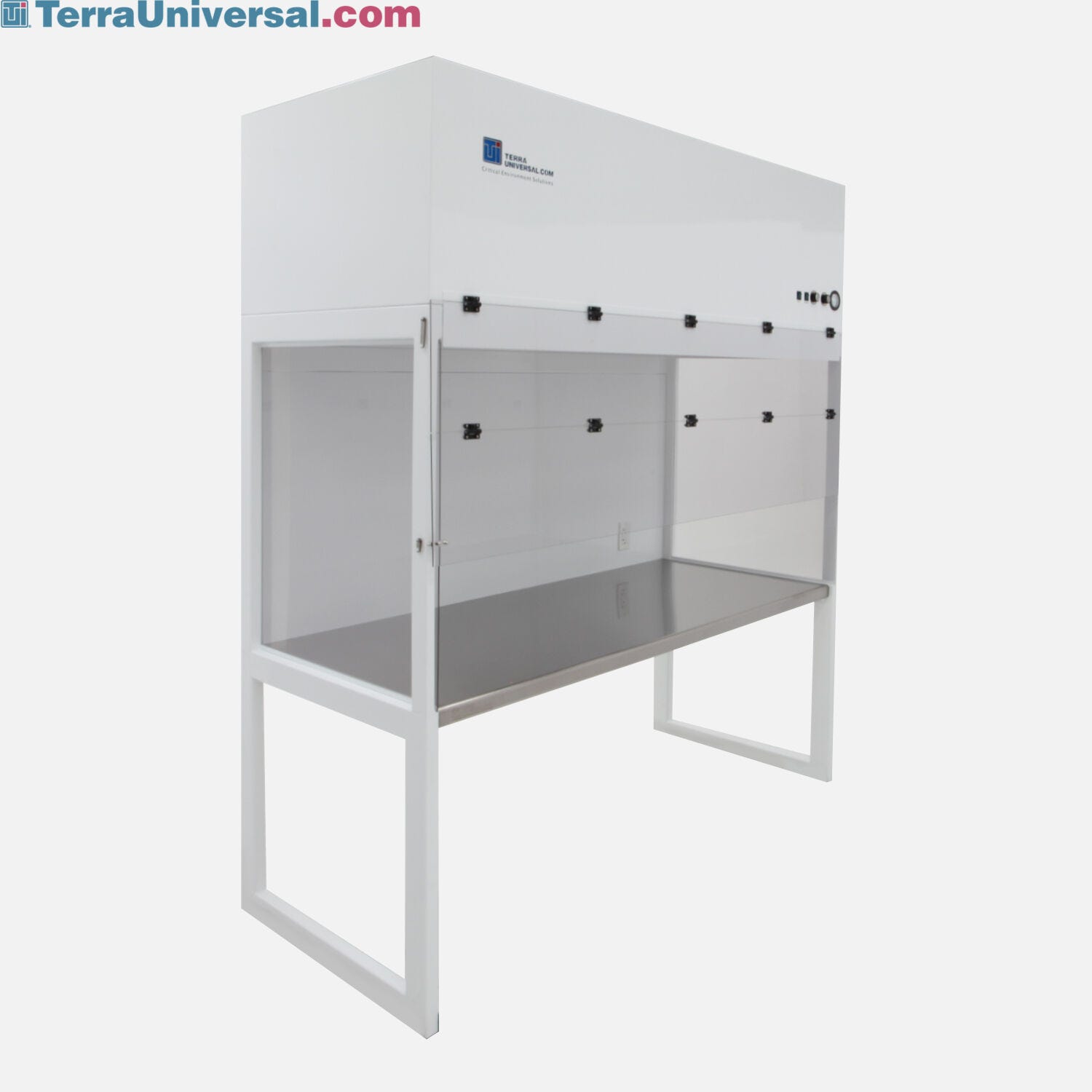 Hood; ValuLine Vertical Laminar Flow Station, Powder-Coated Steel ...
