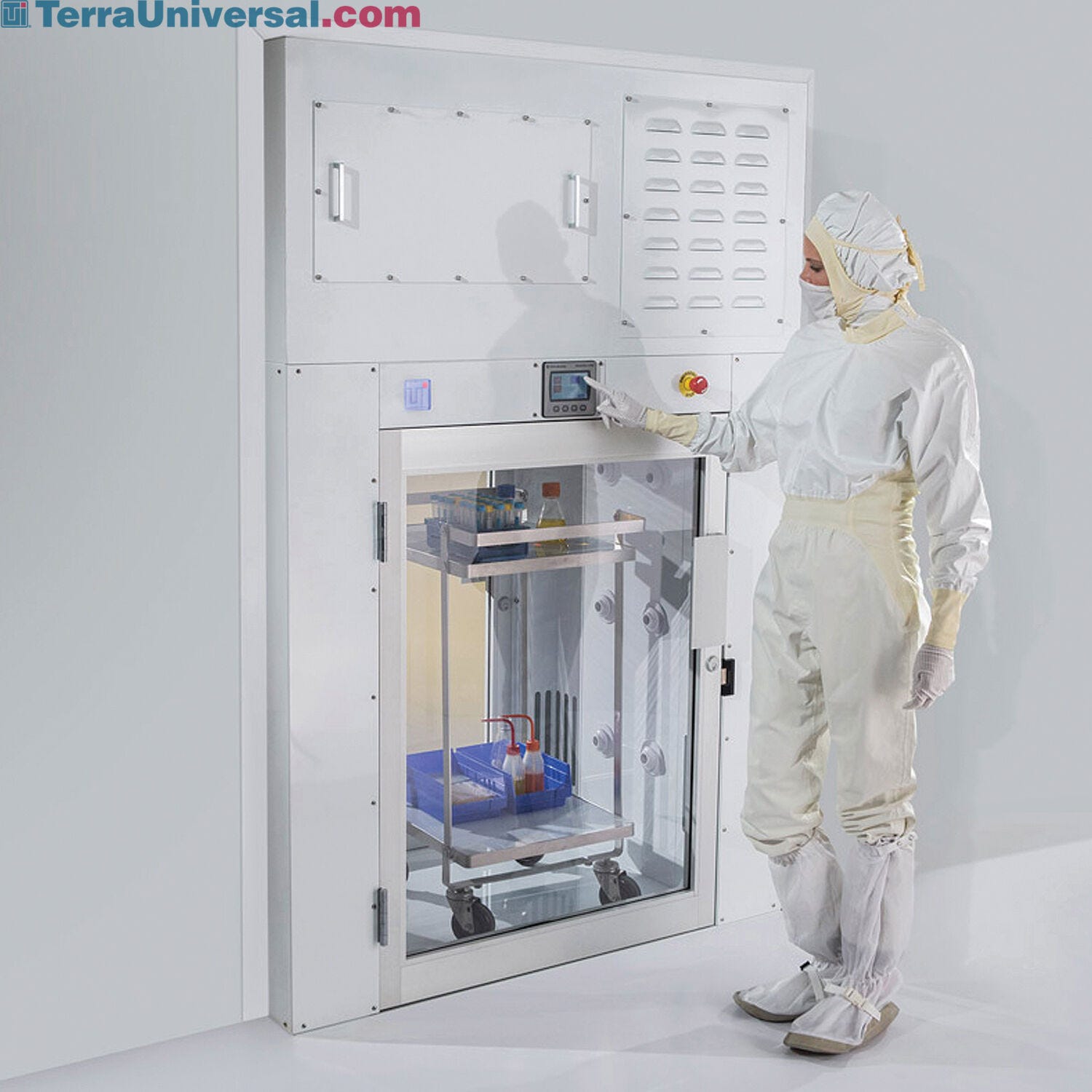 Smart Air Shower Pass-Through for Carts | Terra Universal