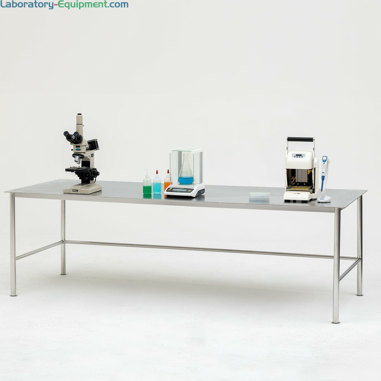 Work Station, BioSafe EP 304 or 316 Stainless Steel, Heavy-Duty, Solid ...