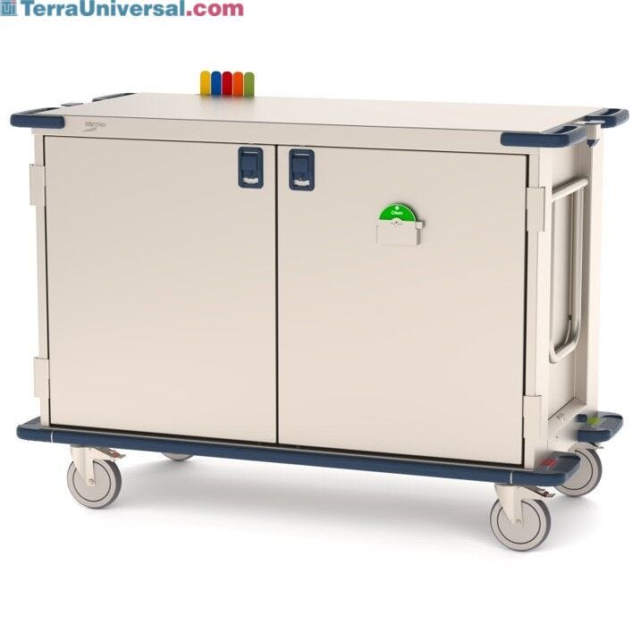 Metro CaseVue Surgical Case Cart with Solid Doors CV48LS-NBFH-S1 ...