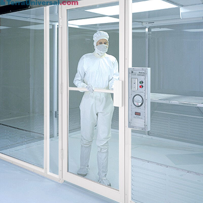 Door, Single; Tempered Glass, Powder-Coated Aluminum Frame, 36" W x 81 ...