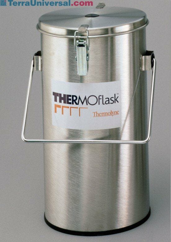 Transfer Vessel; Thermo-Flask w/ lid and handle, 1 L 4901-54