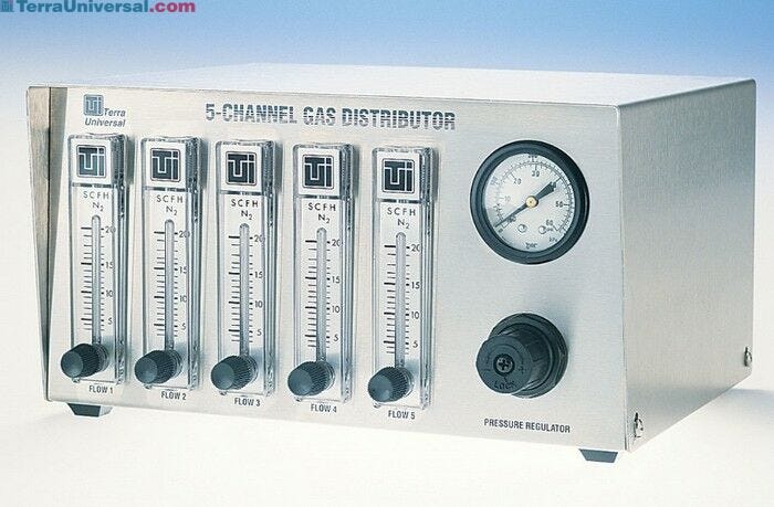 Multi-Channel Gas Distributors 1600-PP-04