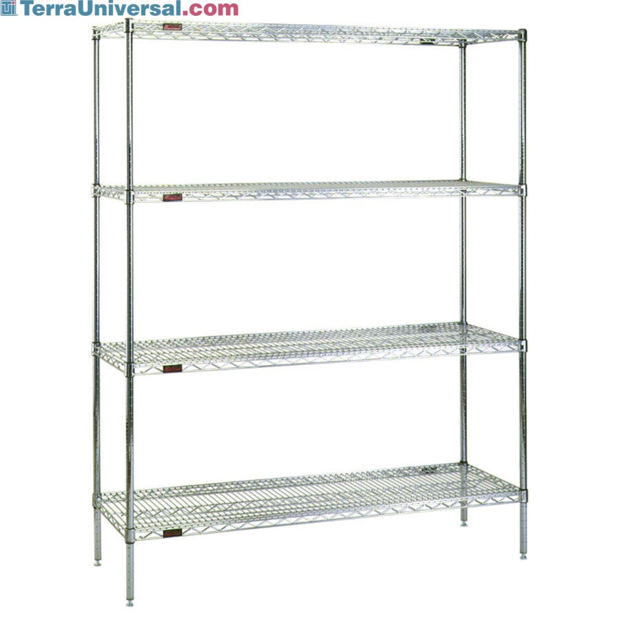 Pre-Configured Stainless Steel Shelf Rack Systems by Eagle 1382-PP-01