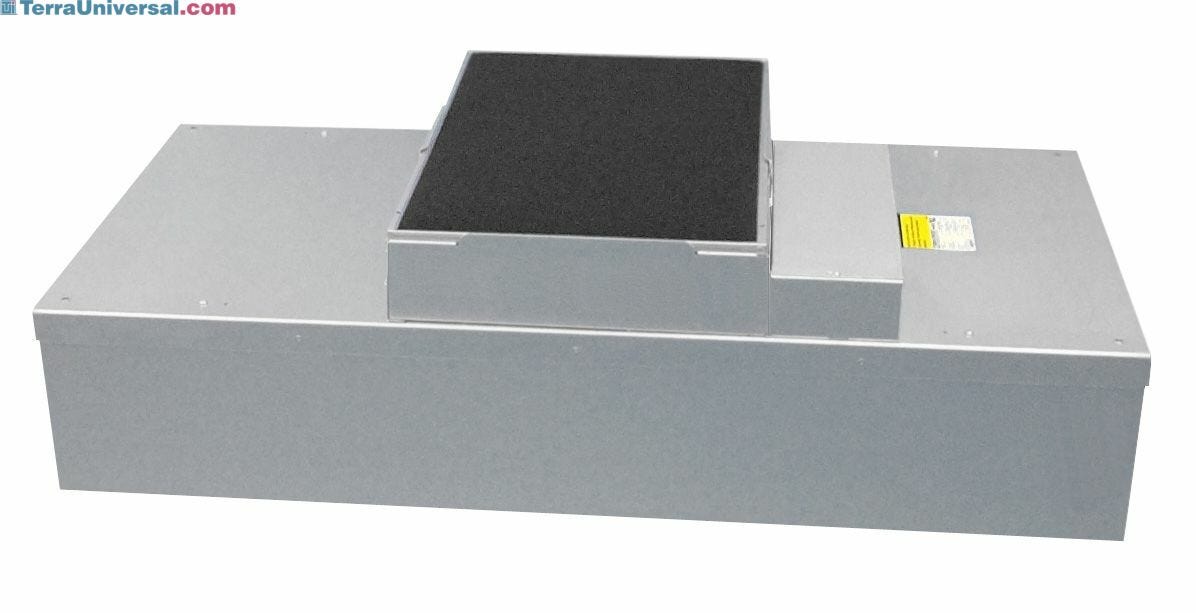 Fan Filter Unit; Aluminum, 2'x2', HEPA, EC Motor, Constant Flow, RSR ...