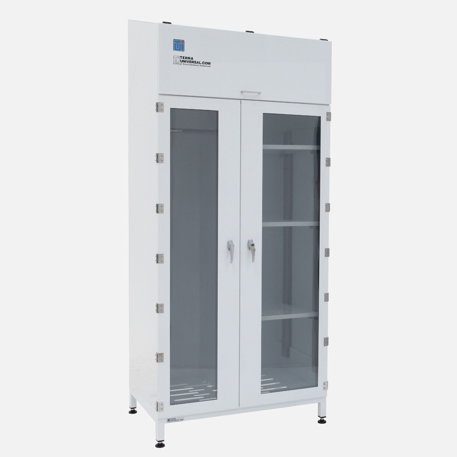 Garment Cabinet; 304 SS, SDPVC Windows, 52"W x 26.5"D x 94"H, Hanger ...