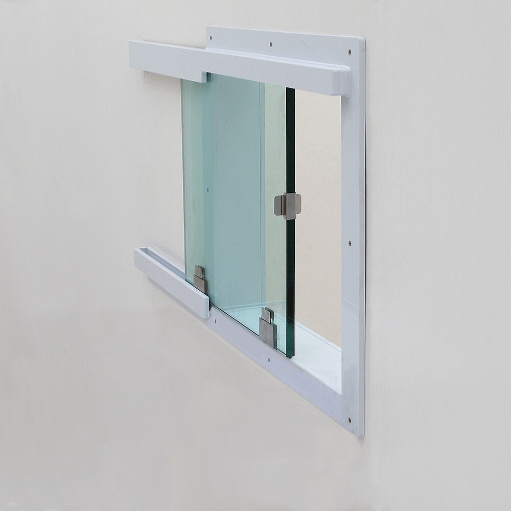 Pass-Through; Convenience Window, Horizontal Sliding, 24" W x 24" H ...