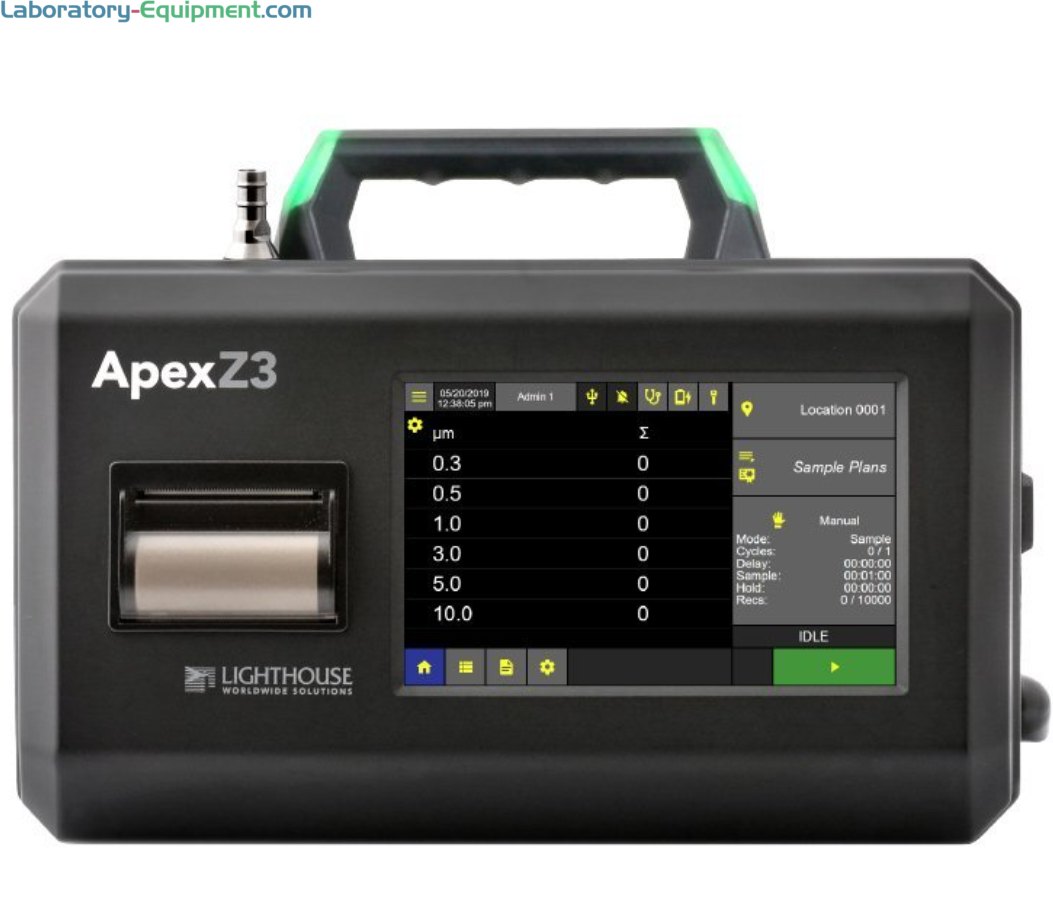 Lighthouse ApexZ3 Portable Airborne Particle Counter by LWS
