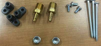 Hardware Kit; Replacement for Magnehelic Differential Pressure Gauge ...