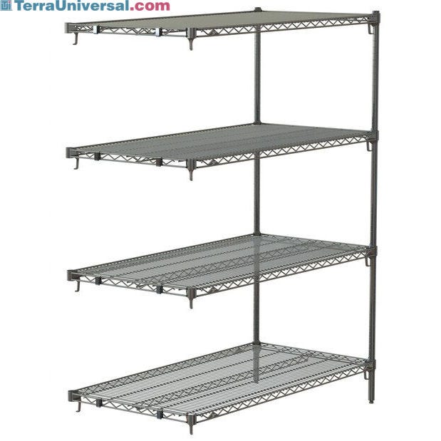 Metro Super Adjustable Super Erecta Industrial Wire Shelving Add-On ...