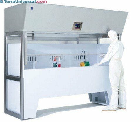 Vertical Laminar Flow Hoods for Wet Processing Benches | Terra Universal