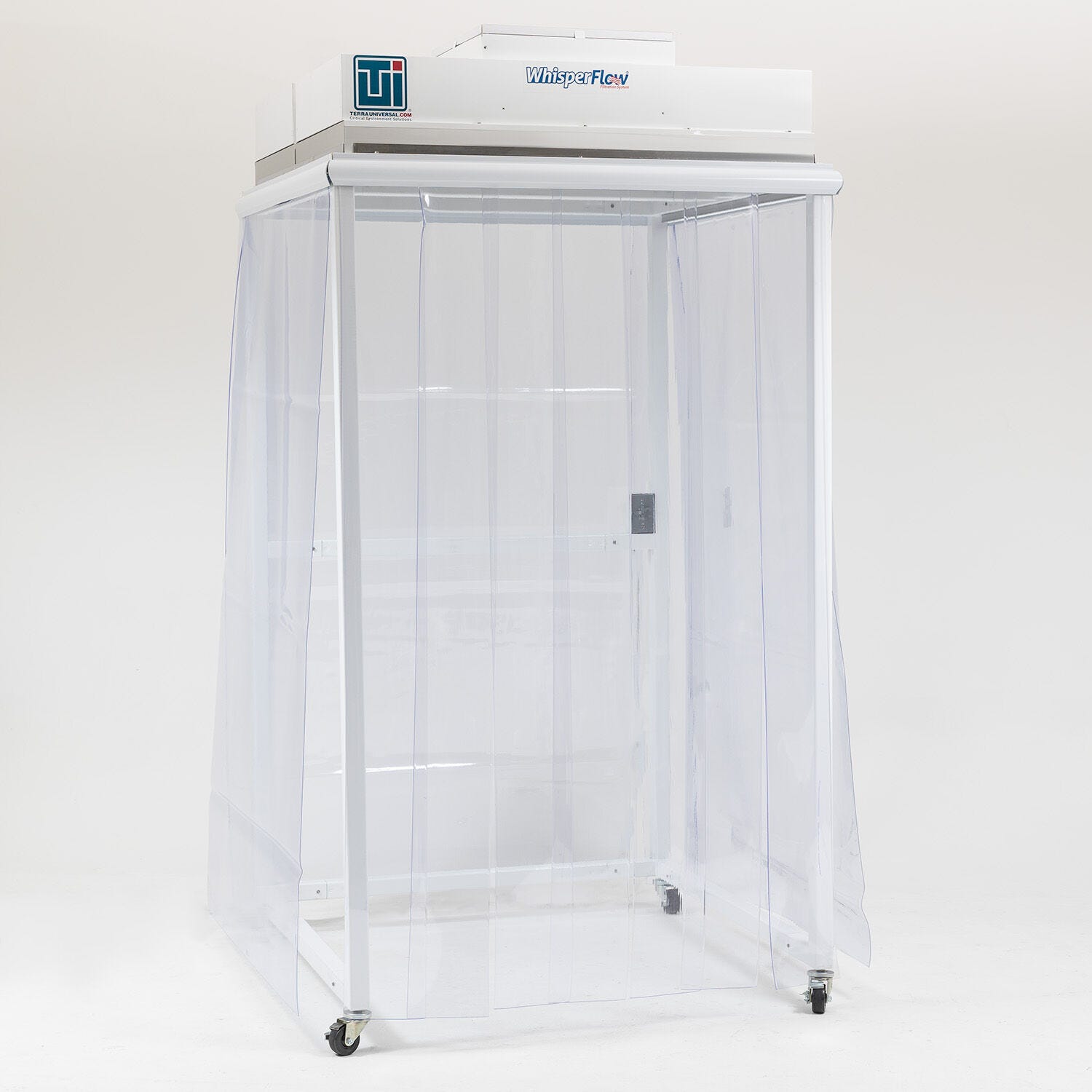 Hood; Portable CleanBooth, ISO 7, Vinyl Panel, Knock-Down, 53" W x 56 ...