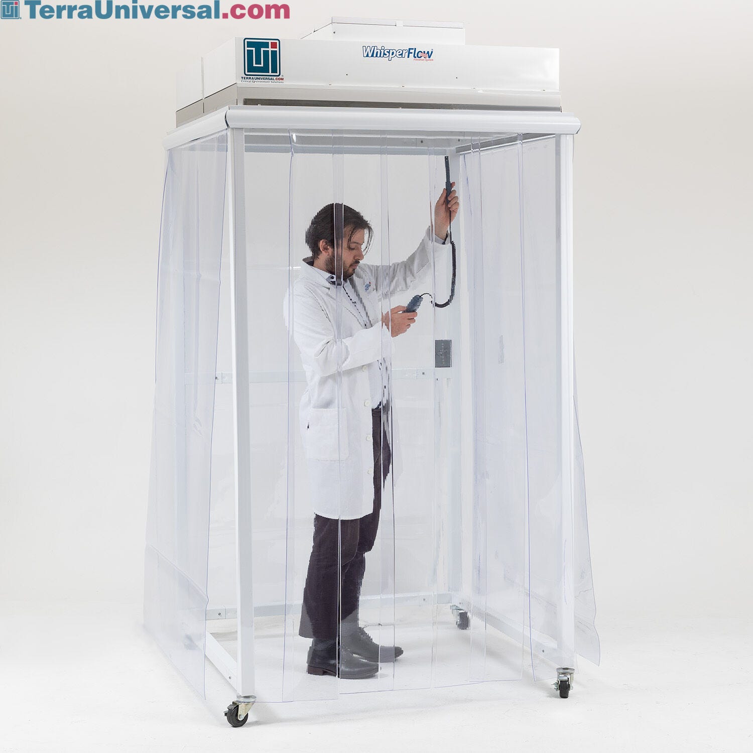 Portable CleanBooth Vertical Laminar Flow Enclosure