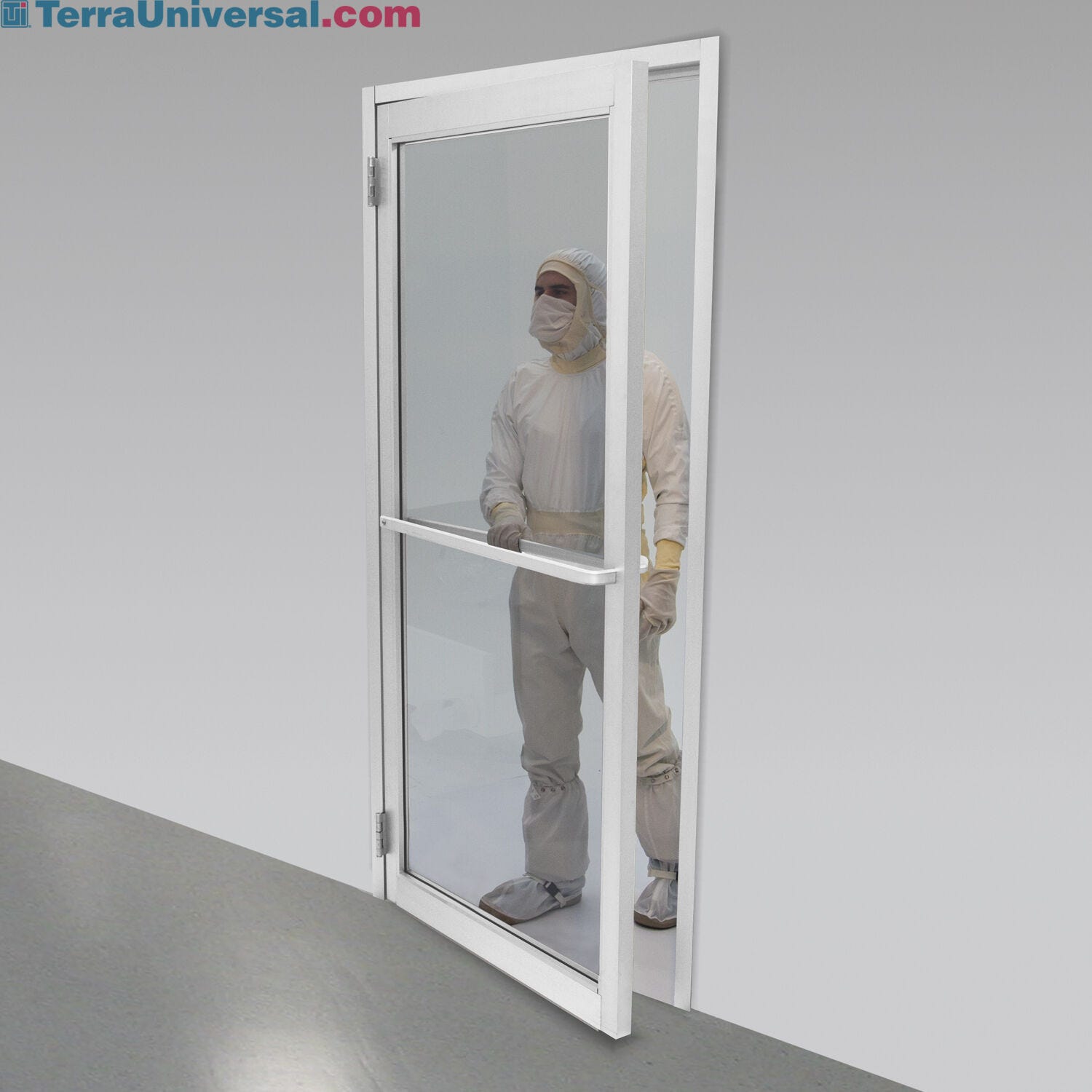 Swing Door with Powder-Coated Aluminum Door Frame