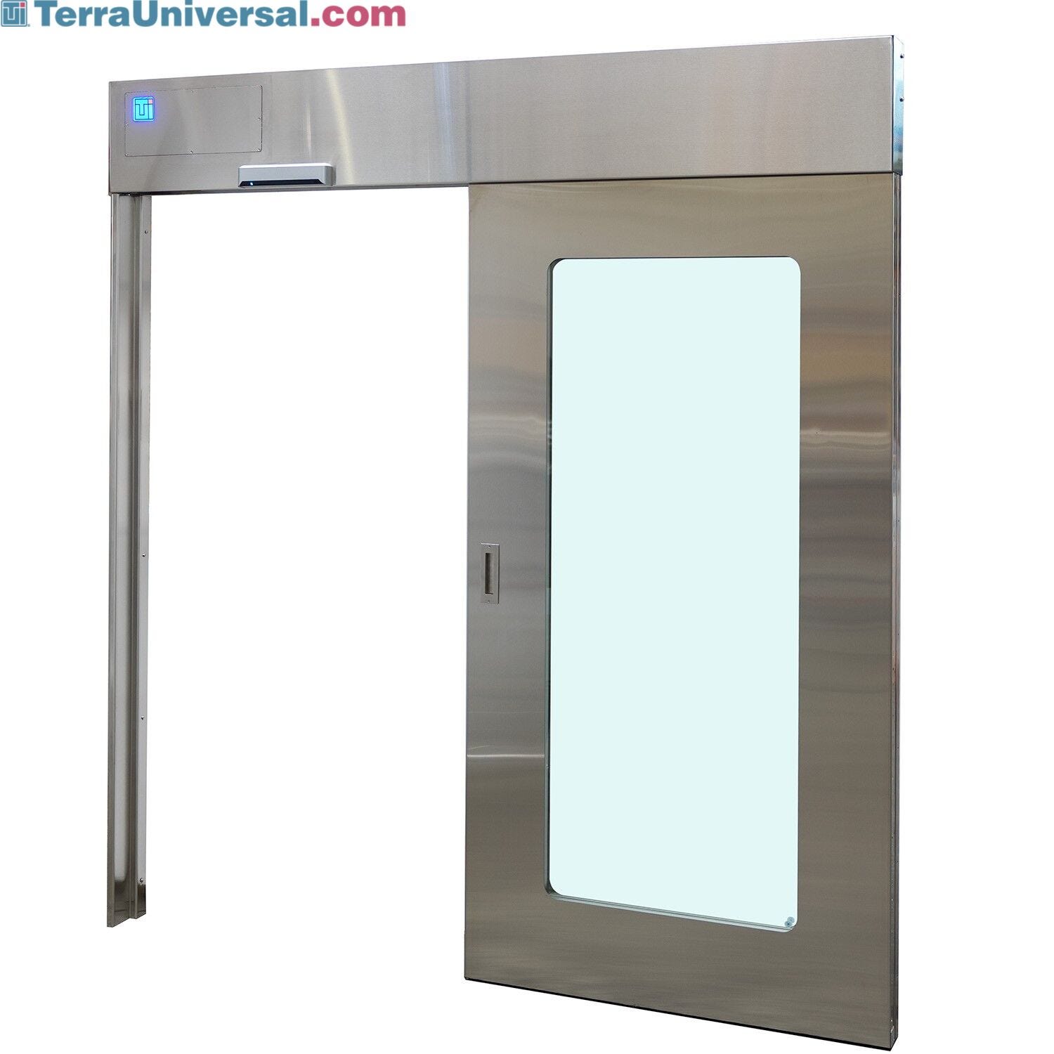 Cleanroom Recessed Automatic Sliding Doors, Stainless Steel | Terra ...