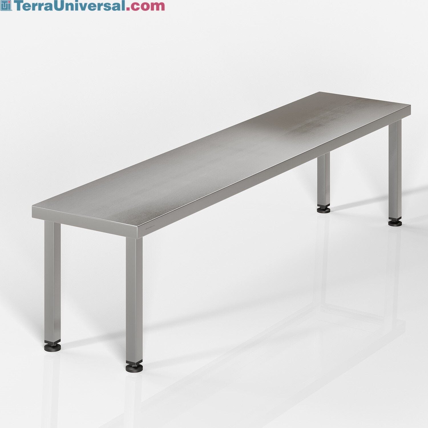 Gowning Bench, BioSafe UltraClean; 304 or 316 SS, Solid Top, 48" W x 15 ...