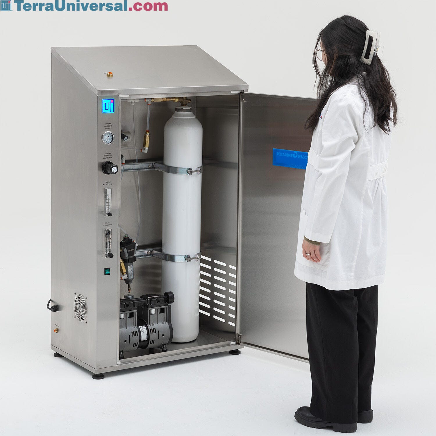 Portable Nitrogen Generator; Self-Contained With Compressor and Tank ...