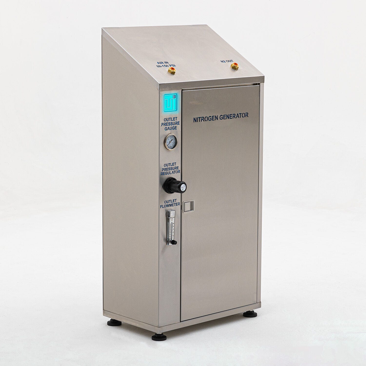 Nitrogen Generator; 304 Stainless Steel,20"W x 12"D x 35.5"H 2700-12C