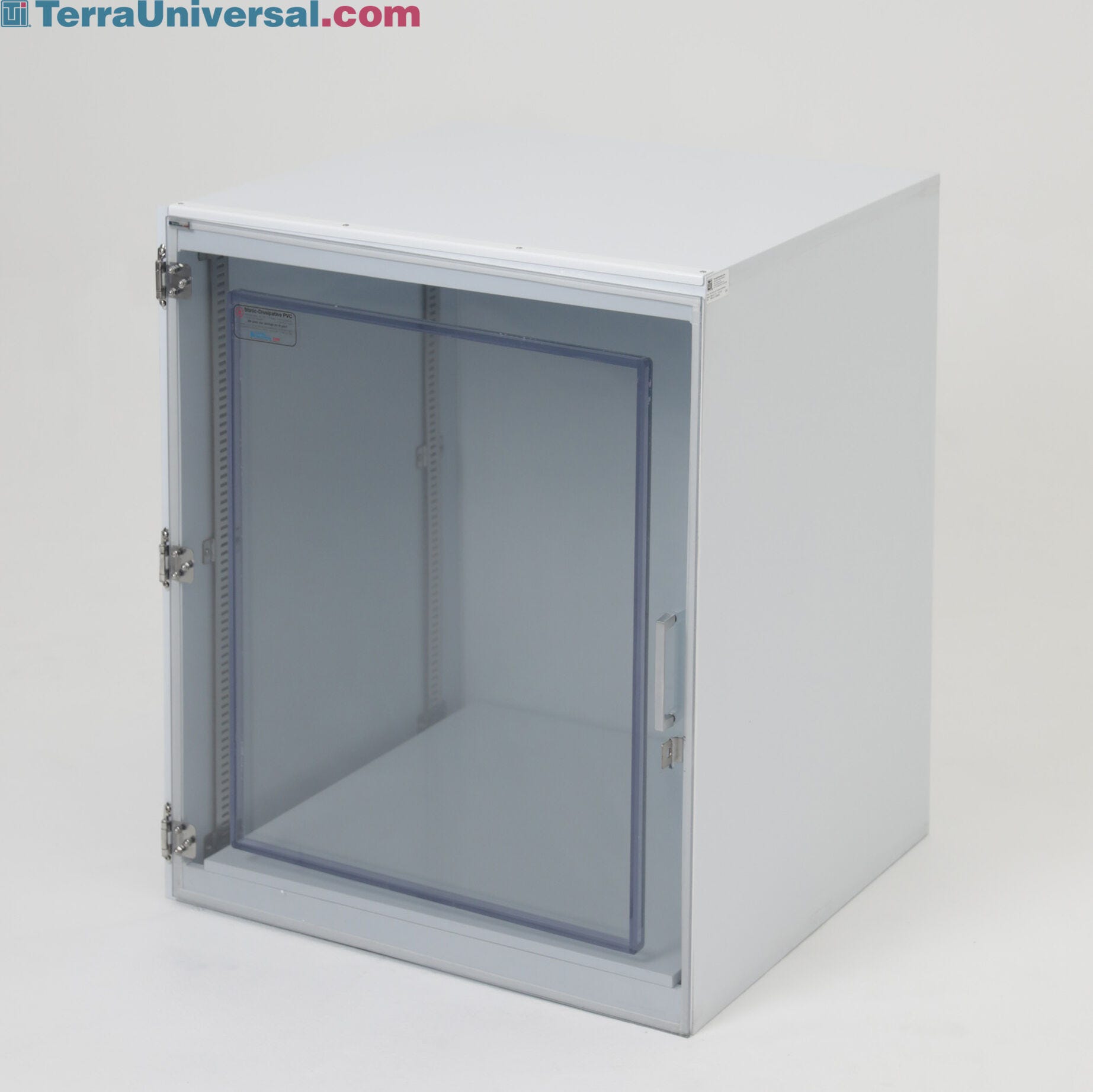 Cleanroom Storage Cabinet with Door Lock; Polypropylene, 25" W x 24" D ...
